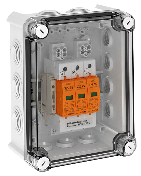 Ü-Spg Box, Typ 1+2 OBO BETTERMANN VG-V25-BC3-PH900 - elektrikshop.at