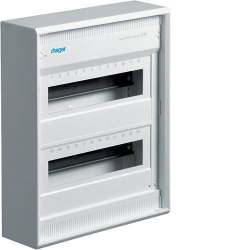 Hager Verteiler VA24BN 2-Reihig APV Volta IP30 2x12PLE ,QuickConnect ...