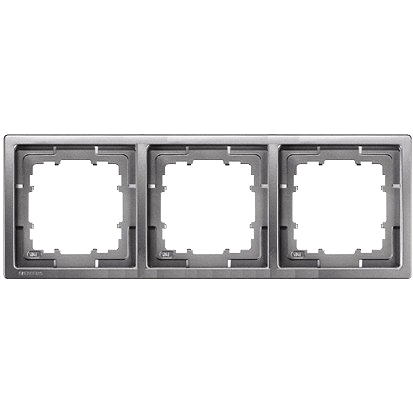 Siemens Delta Style Rahmen 3-fach platinmetallic 5TG1323-1 ...
